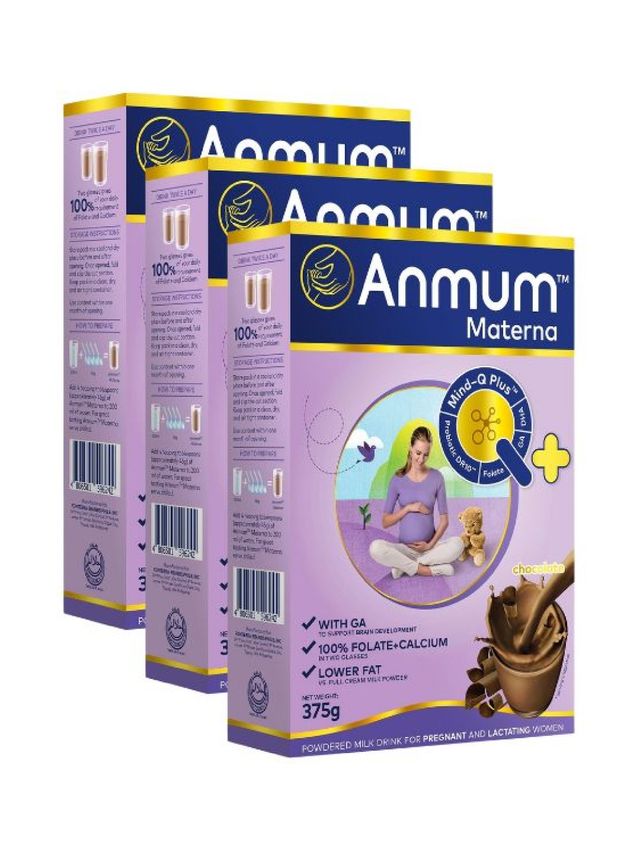 Anmum Materna Milk Powder Chocolate (375g) Bundle | edamama